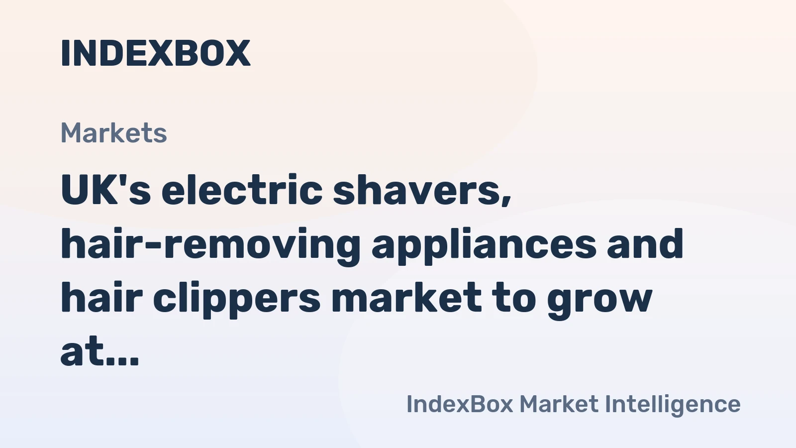 UK's electric shavers, hair-removing appliances and hair clippers market to grow at a 3.5% CAGR, rebounding from recent declines to reach $165M by 2035.