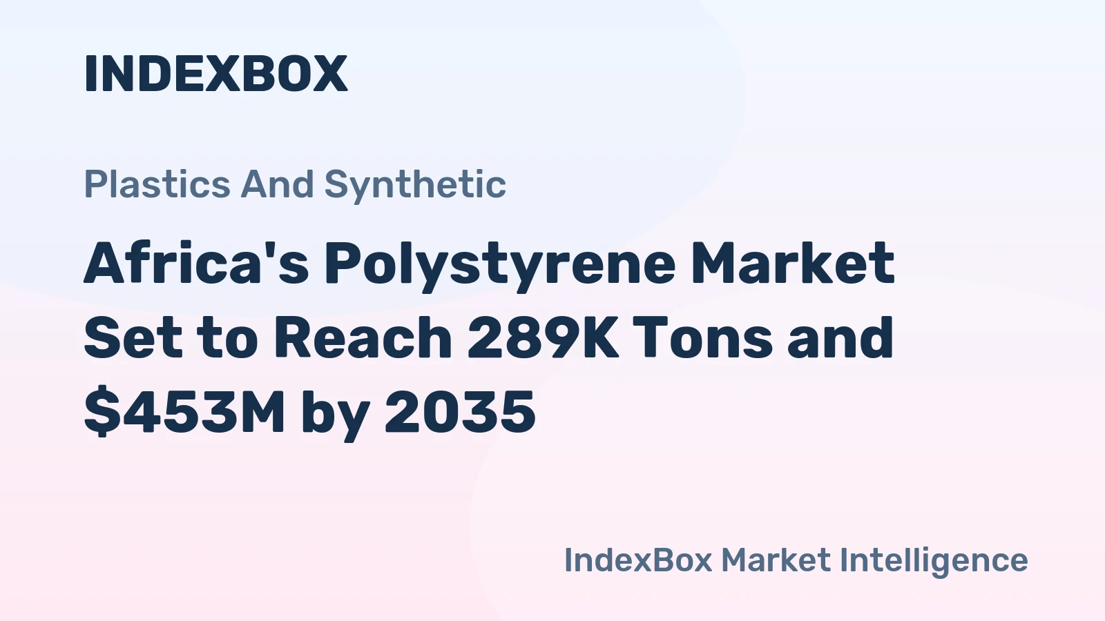 Africa's Polystyrene Market Set to Reach 289K Tons and $453M by 2035