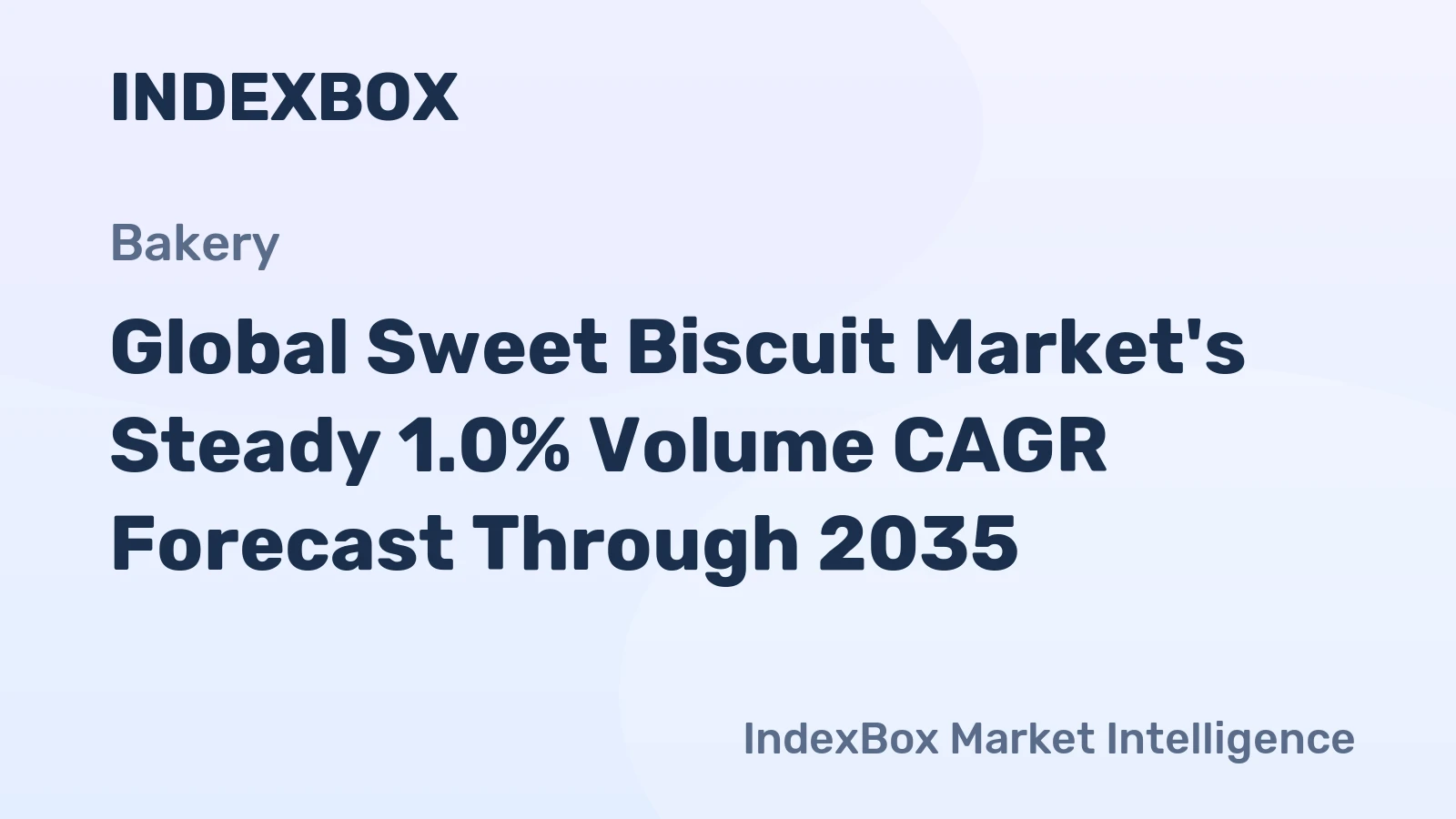 Global Sweet Biscuit Market's Steady 1.0% Volume CAGR Forecast Through 2035
