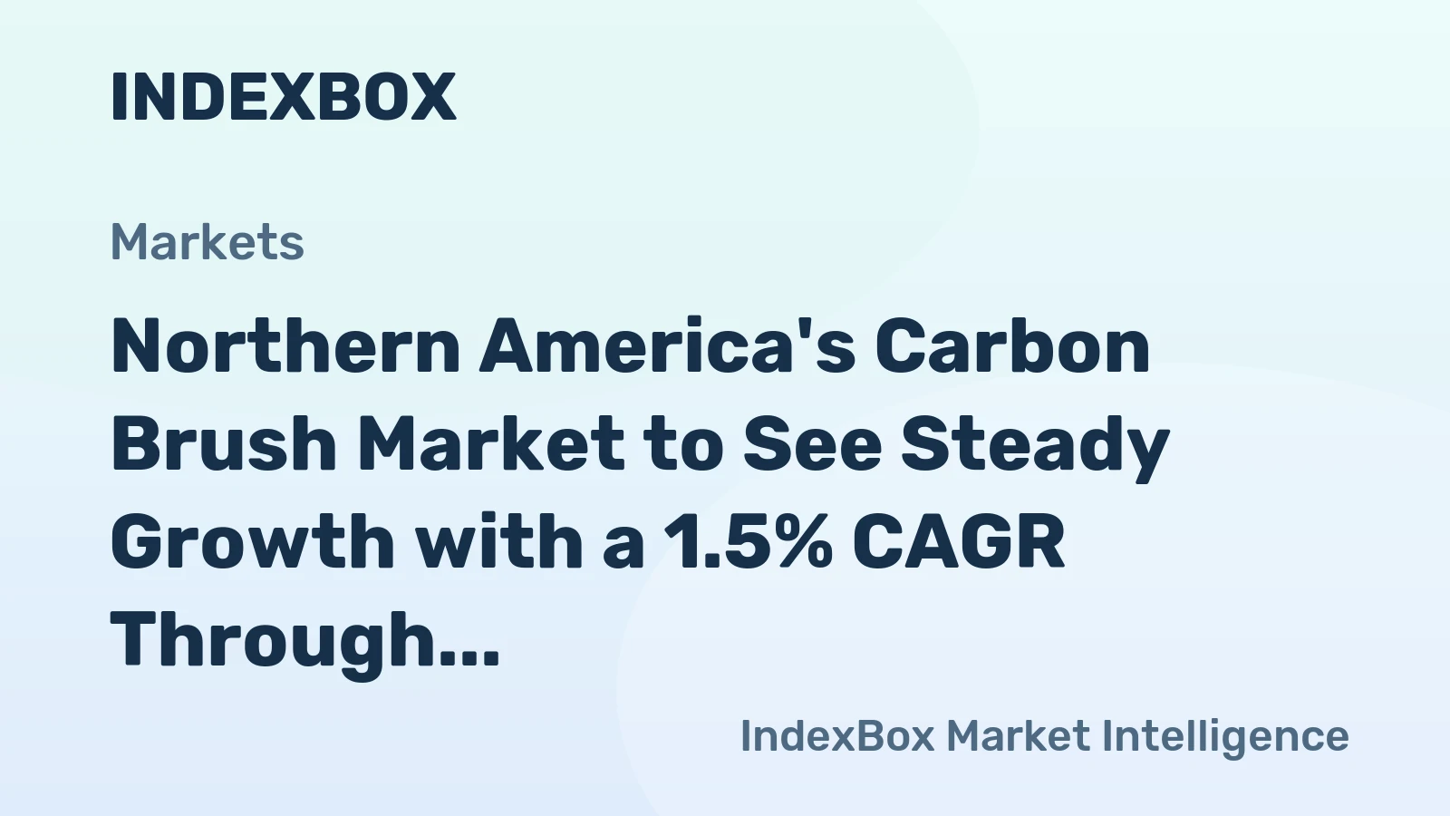 Northern America's Carbon Brush Market to See Steady Growth with a 1.5% CAGR Through 2035