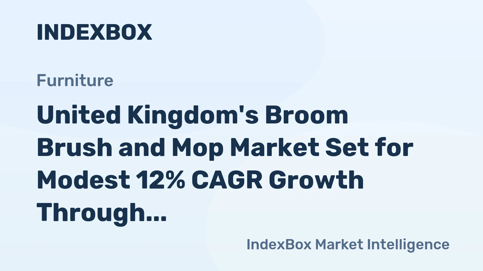 United Kingdom's Broom Brush and Mop Market Set for Modest 12% CAGR Growth Through 2035