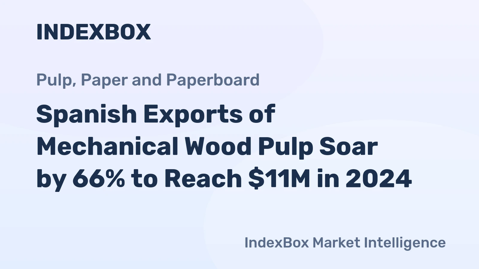 Spanish Exports of Mechanical Wood Pulp Soar by 66% to Reach $11M in 2024
