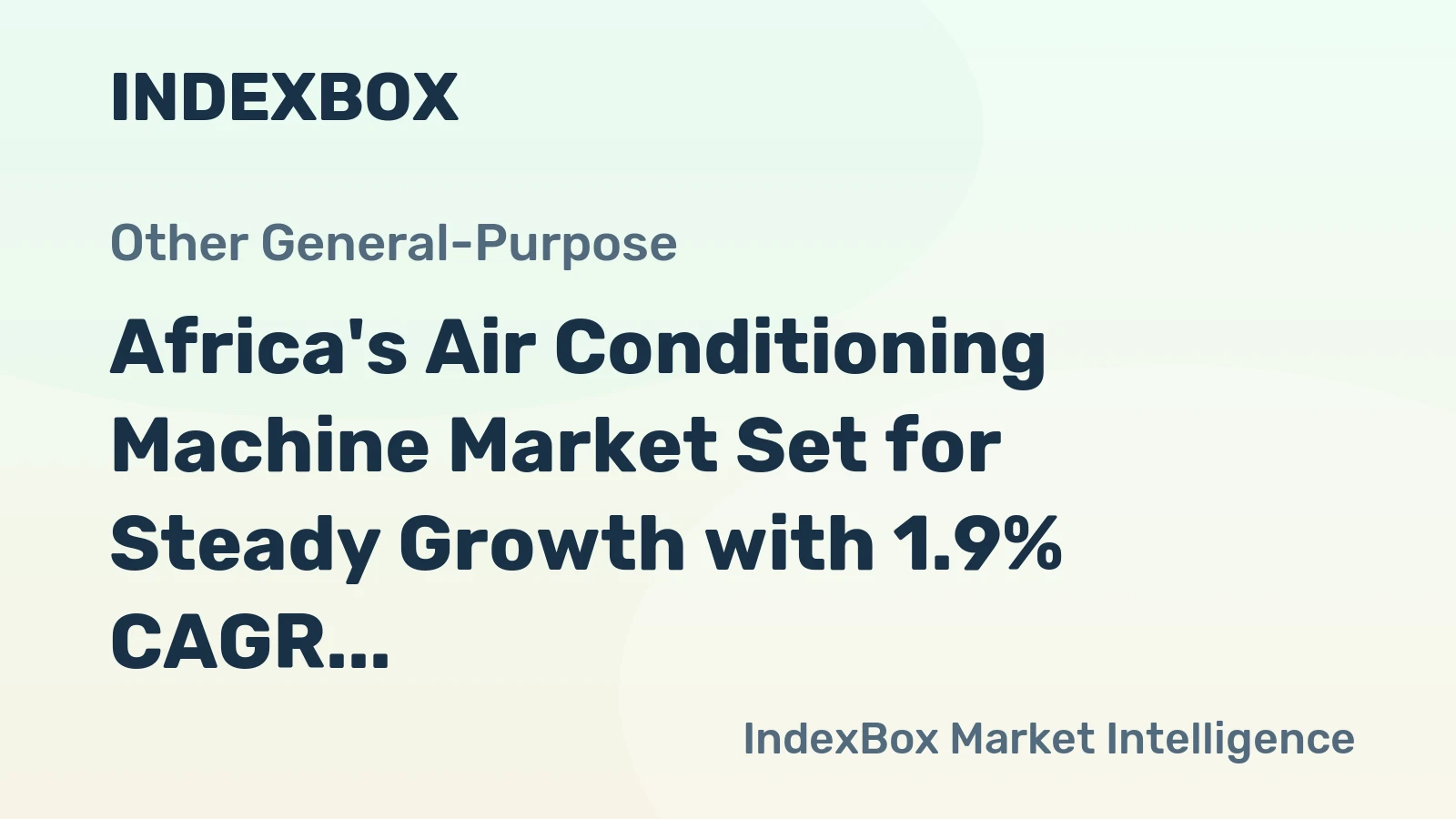 Africa's Air Conditioning Machine Market Set for Steady Growth with 1.9% CAGR Through 2035