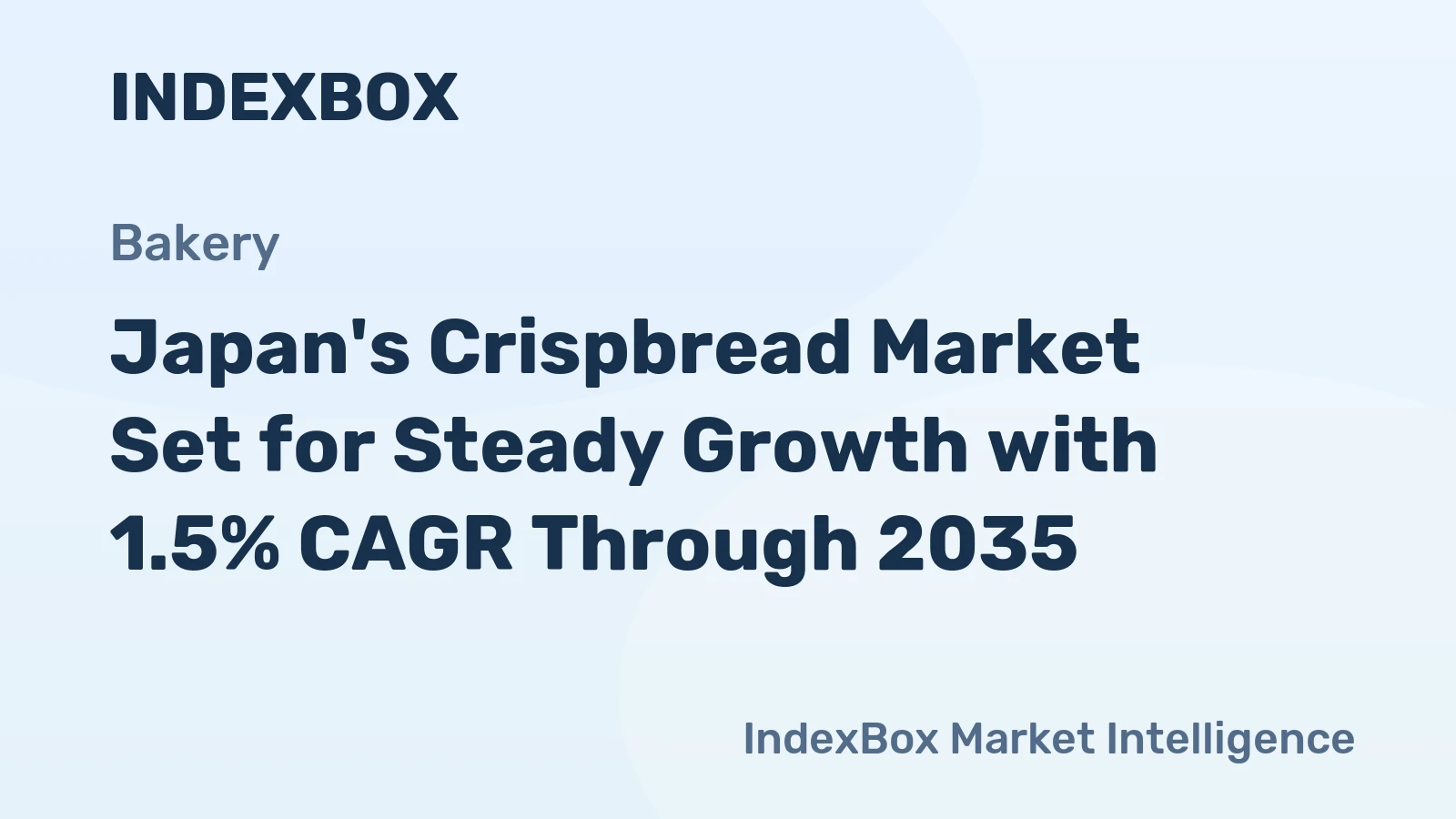 Japan's Crispbread Market Set for Steady Growth with 1.5% CAGR Through 2035