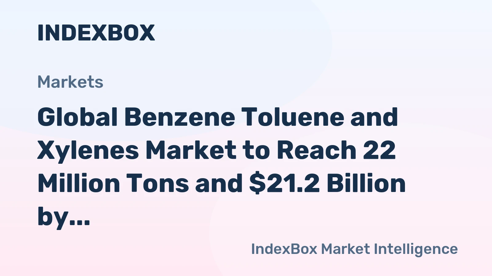 Global Benzene Toluene and Xylenes Market to Reach 22 Million Tons and $21.2 Billion by 2035