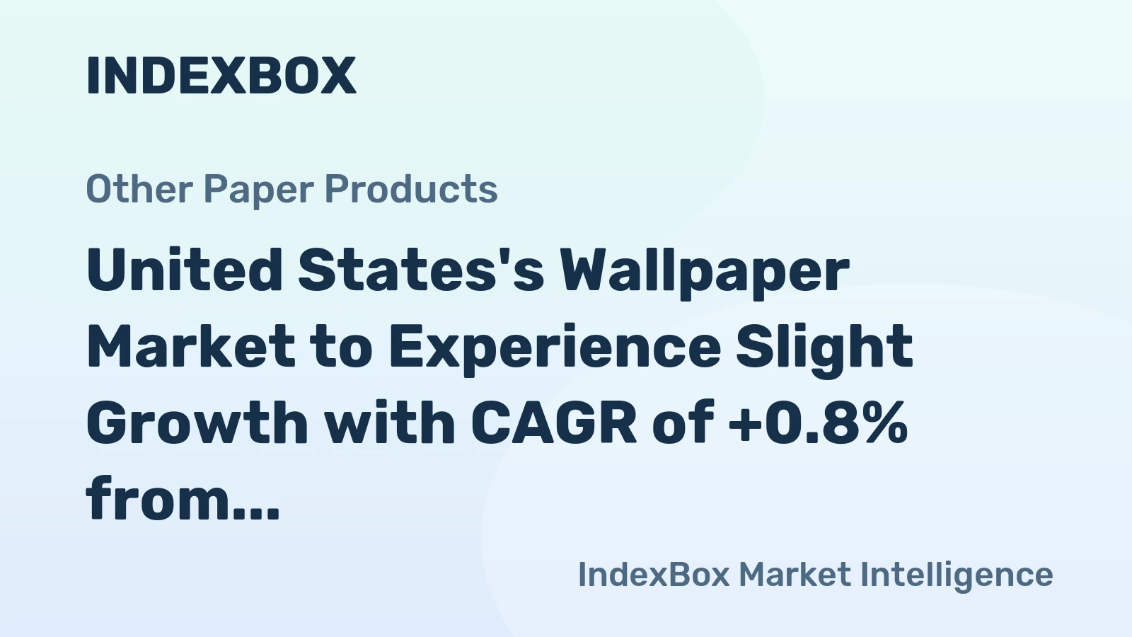 United States's Wallpaper Market to Experience Slight Growth with CAGR of +0.8% from 2024 to 2035
