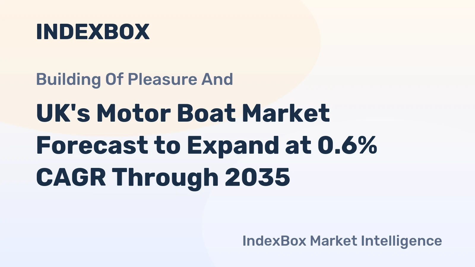 UK's Motor Boat Market Forecast to Expand at 0.6% CAGR Through 2035
