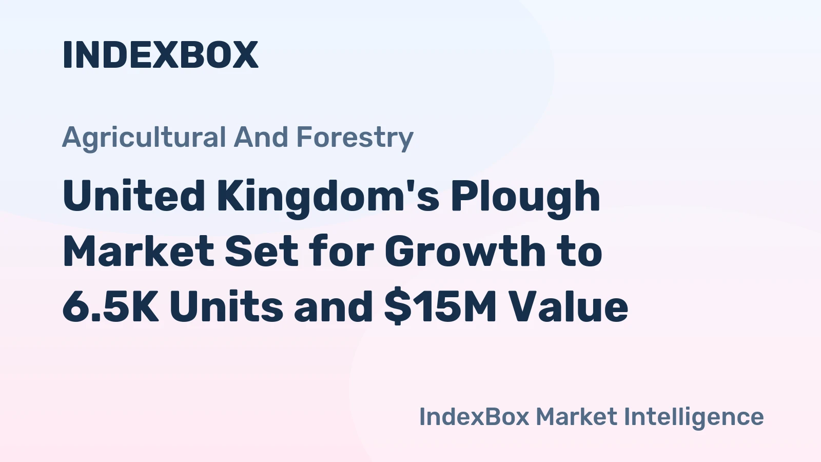 United Kingdom's Plough Market Set for Growth to 6.5K Units and $15M Value