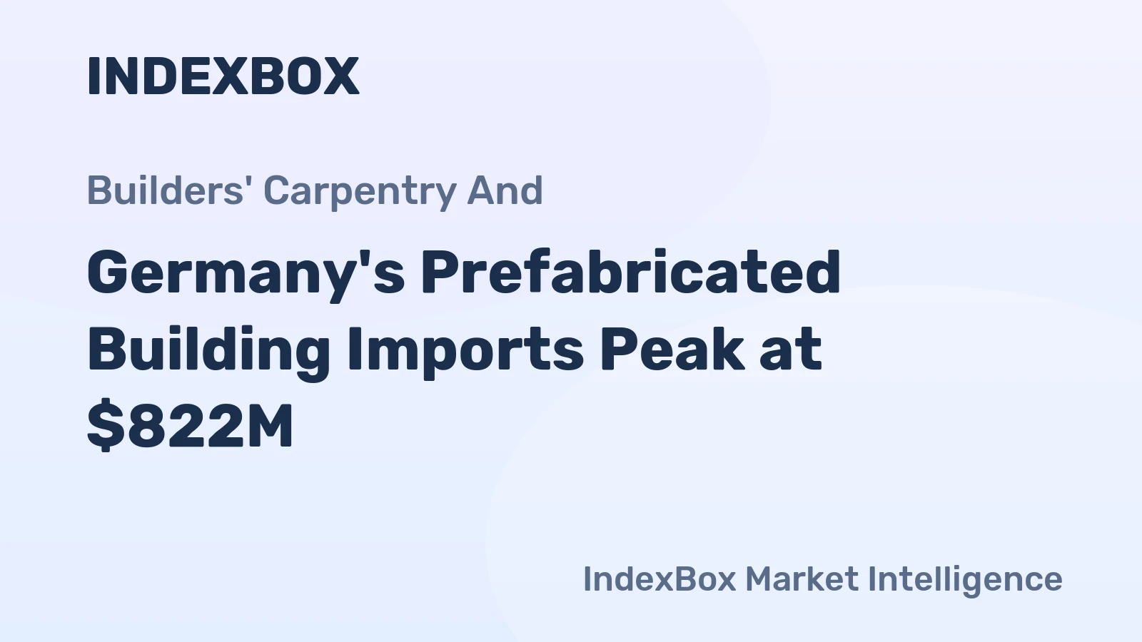 Germany's Prefabricated Building Imports Peak at $822M