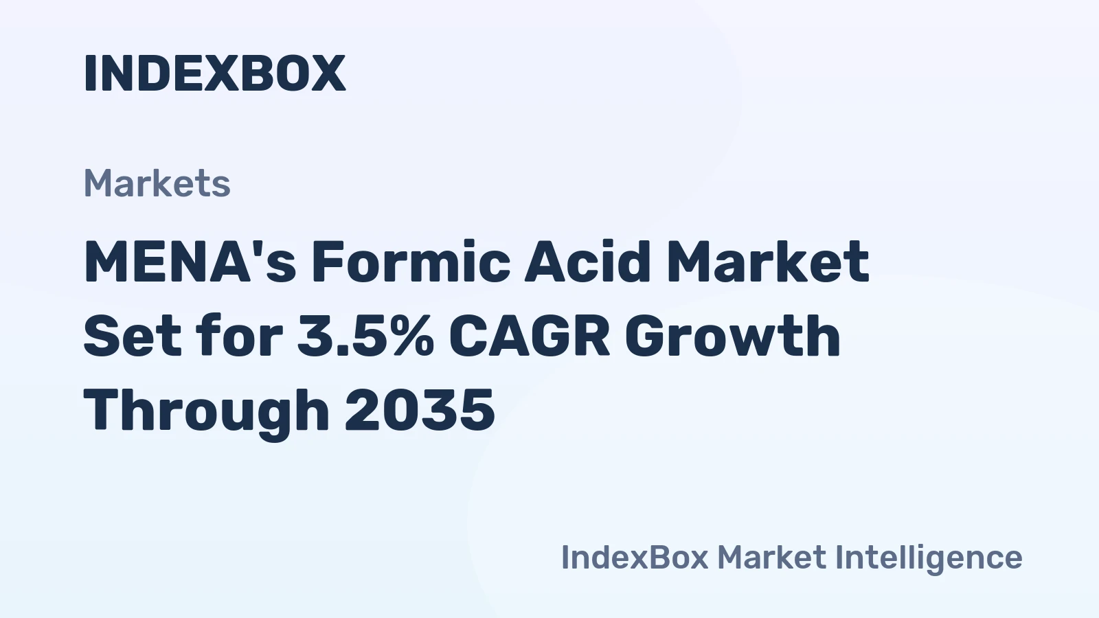 MENA's Formic Acid Market Set for 3.5% CAGR Growth Through 2035