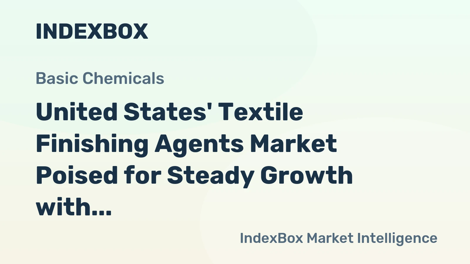 United States' Textile Finishing Agents Market Poised for Steady Growth with 1.5% Volume CAGR