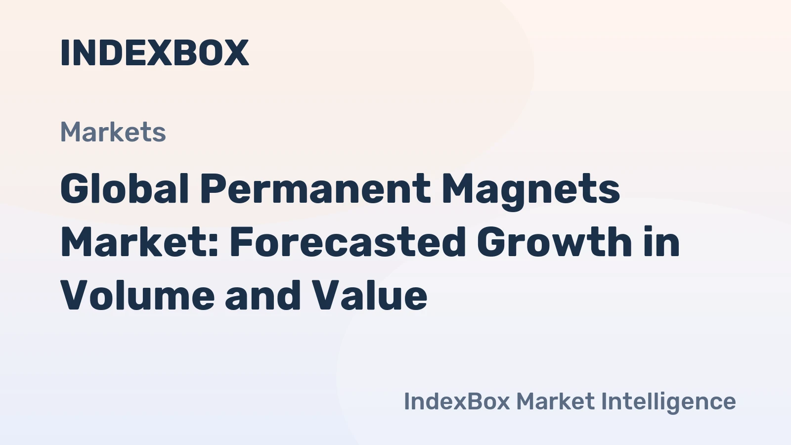 Global Permanent Magnets Market: Forecasted Growth in Volume and Value