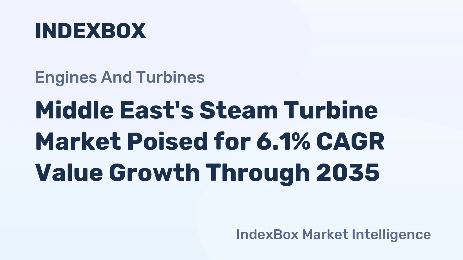 Middle East's Steam Turbine Market Poised for 6.1% CAGR Value Growth Through 2035