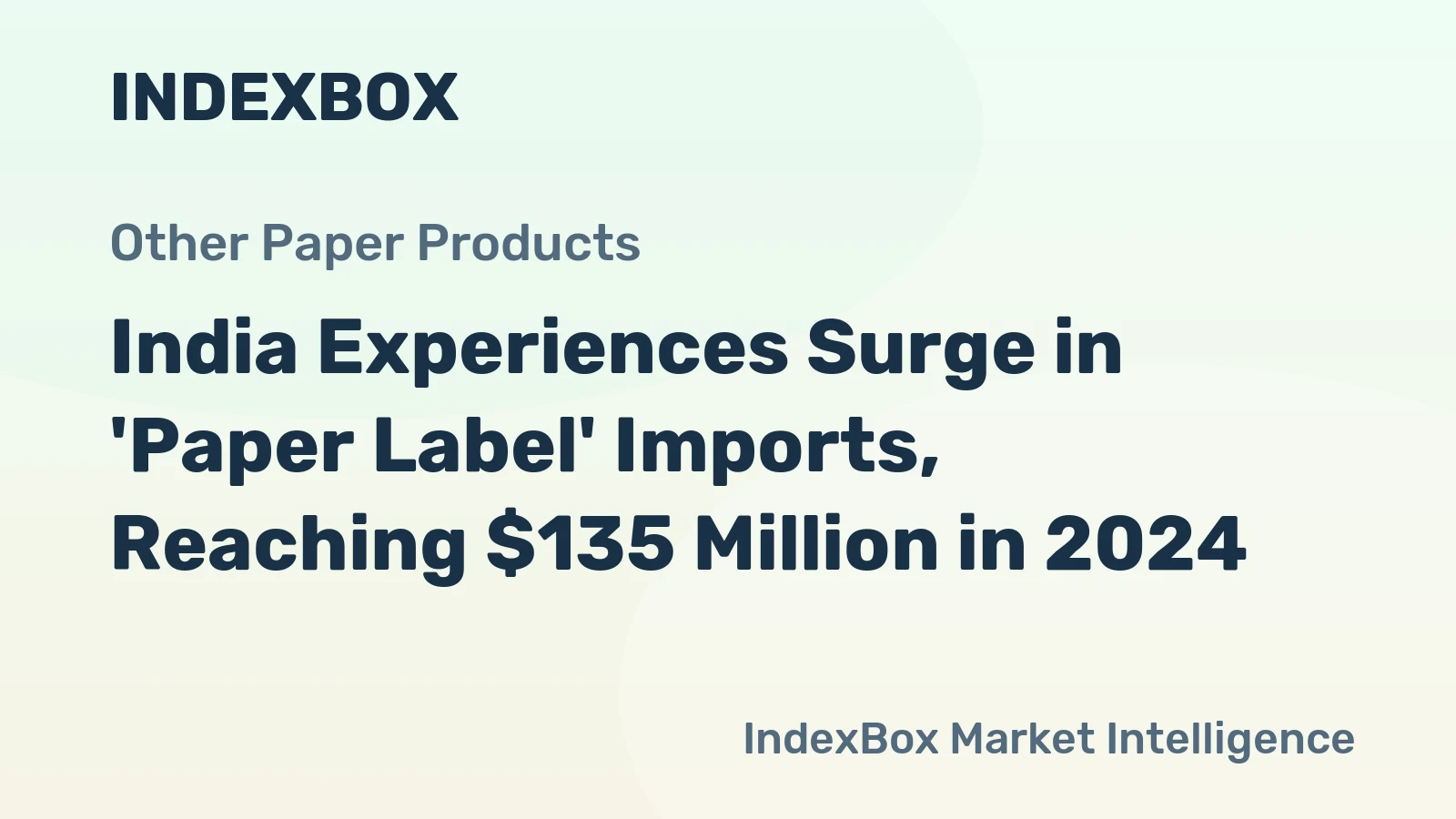 India Experiences Surge in 'Paper Label' Imports, Reaching $135 Million in 2024