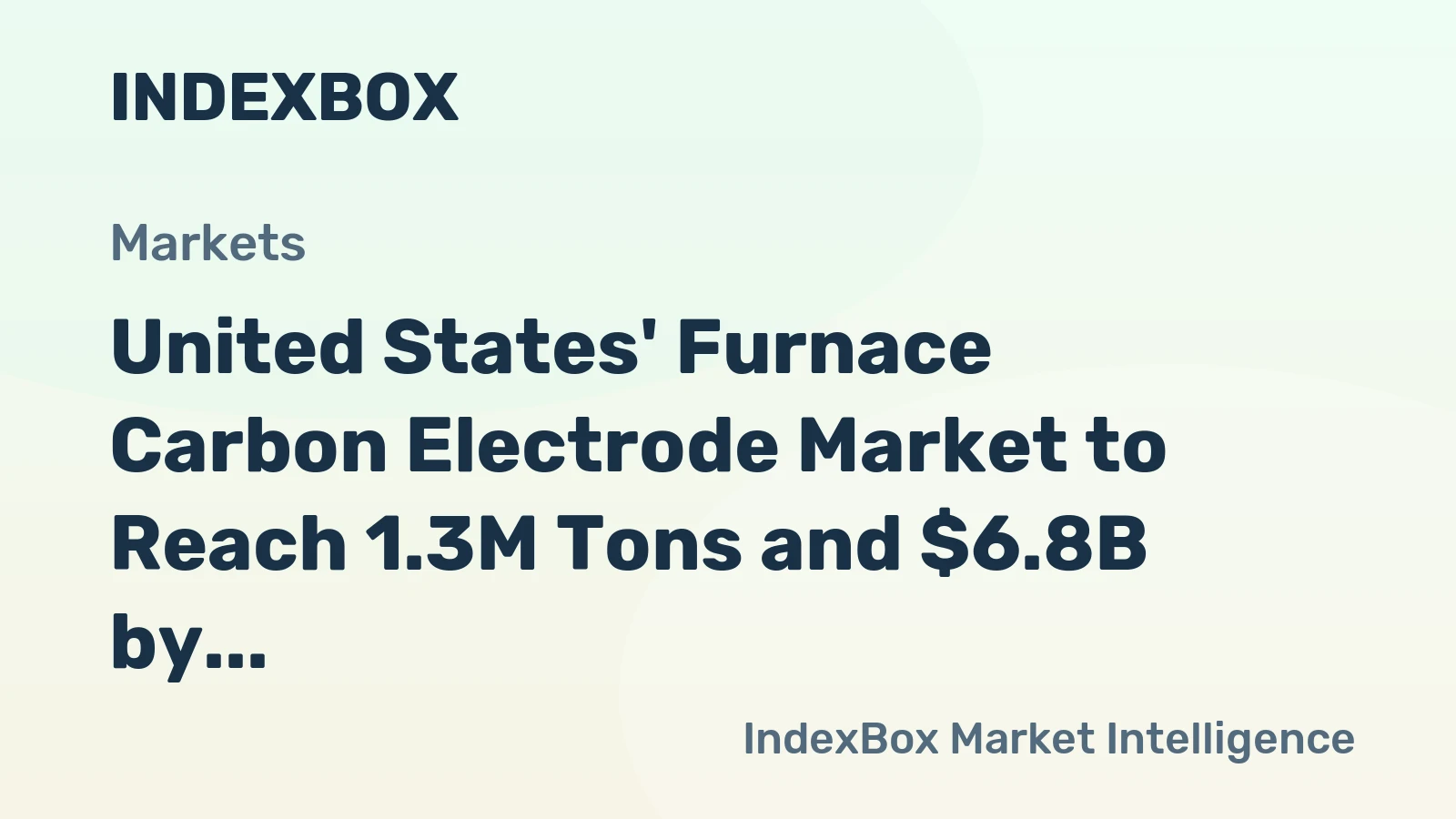 United States' Furnace Carbon Electrode Market to Reach 1.3M Tons and $6.8B by 2035 Amid Slowing Growth
