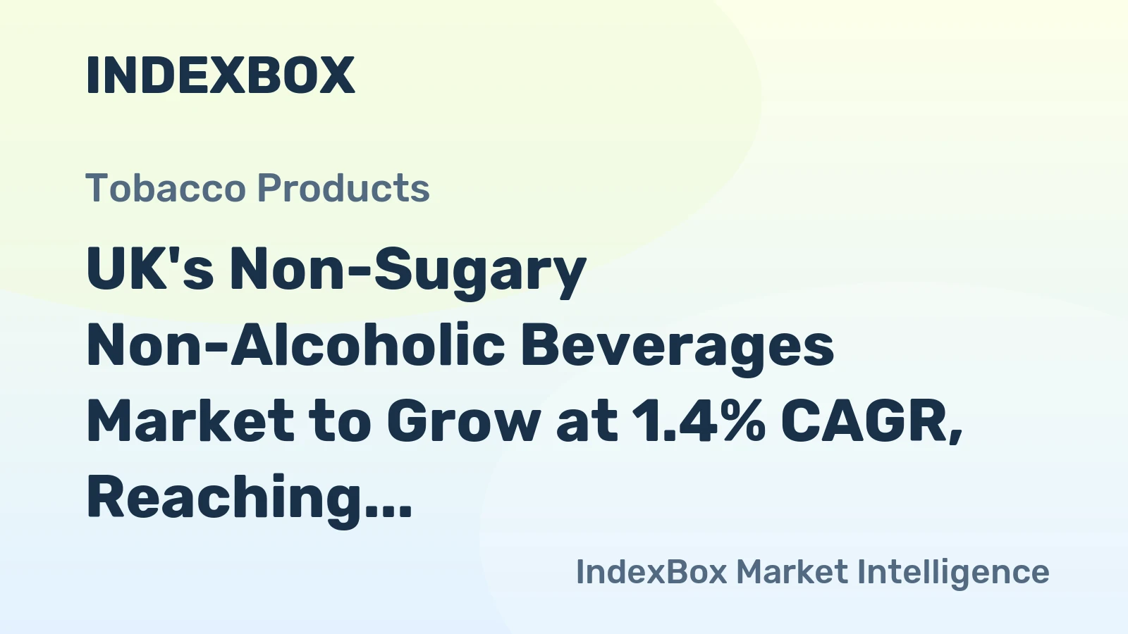 UK's Non-Sugary Non-Alcoholic Beverages Market to Grow at 1.4% CAGR, Reaching 926M Litres by 2035