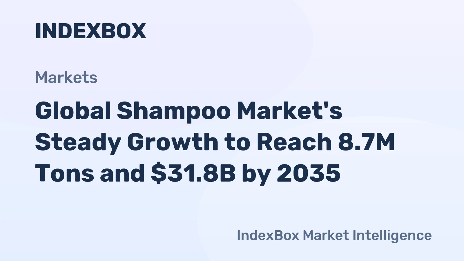 Global Shampoo Market's Steady Growth to Reach 8.7M Tons and $31.8B by 2035