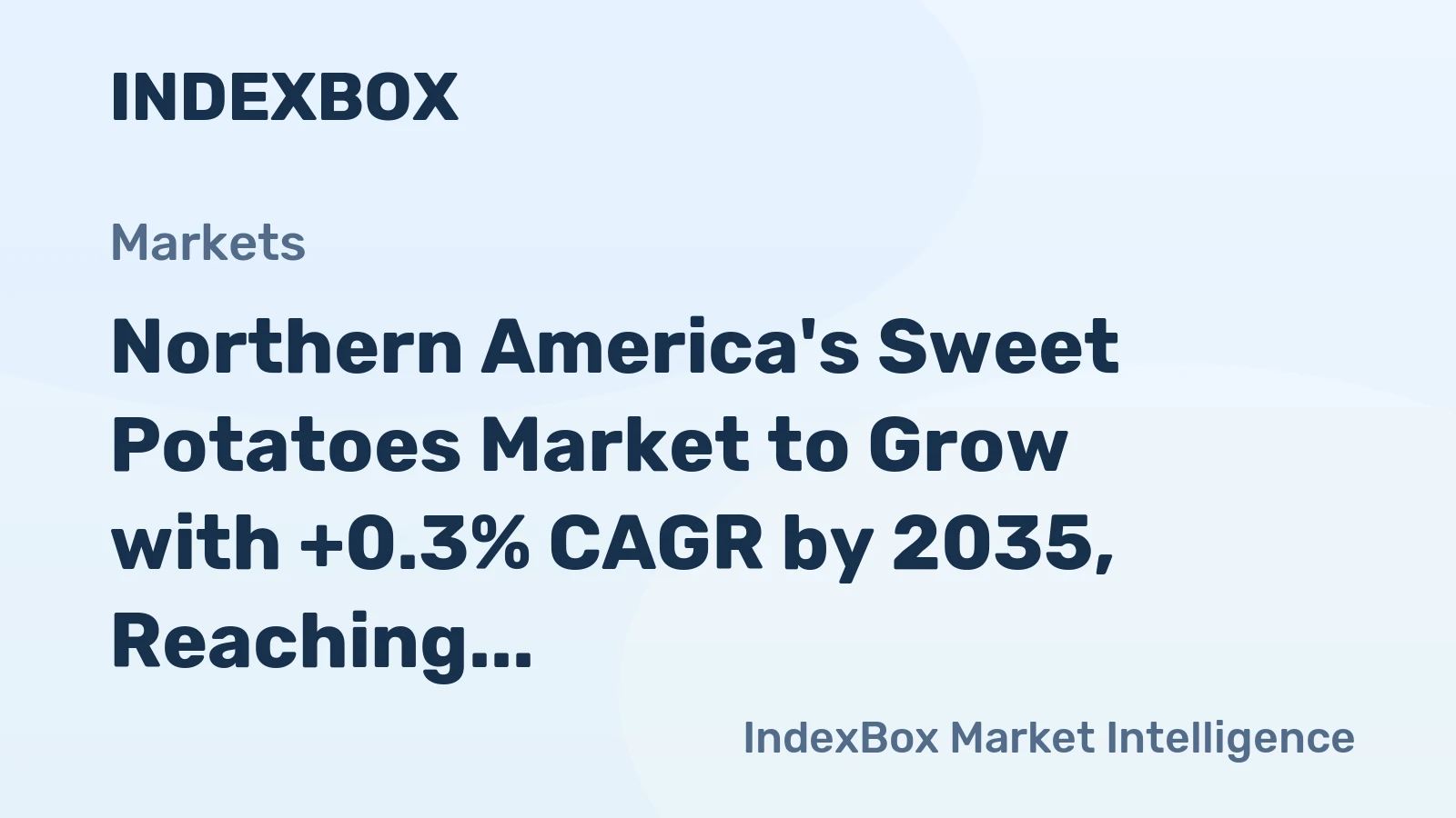 Northern America's Sweet Potatoes Market to Grow with +0.3% CAGR by 2035, Reaching $869M in Value