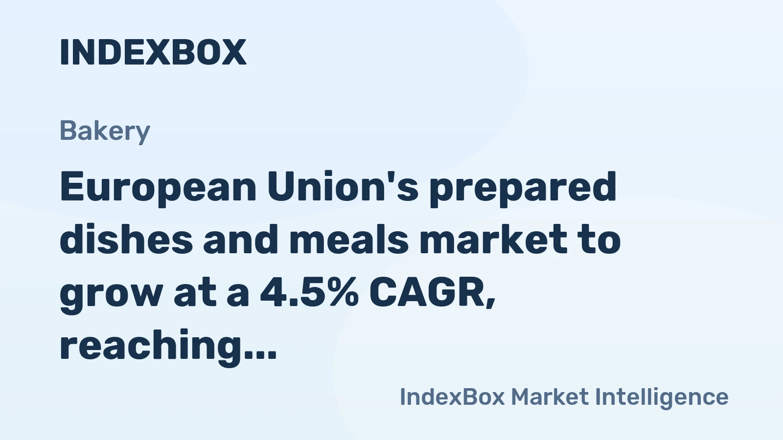 European Union's prepared dishes and meals market to grow at a 4.5% CAGR, reaching $73.1B by 2035, driven by sustained demand.
