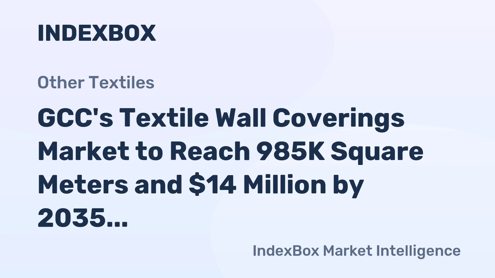 GCC's Textile Wall Coverings Market to Reach 985K Square Meters and $14 Million by 2035
