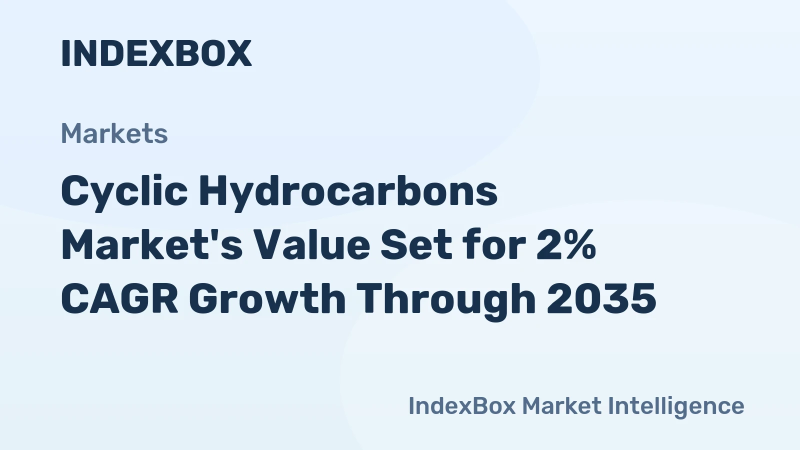 Cyclic Hydrocarbons Market's Value Set for 2% CAGR Growth Through 2035