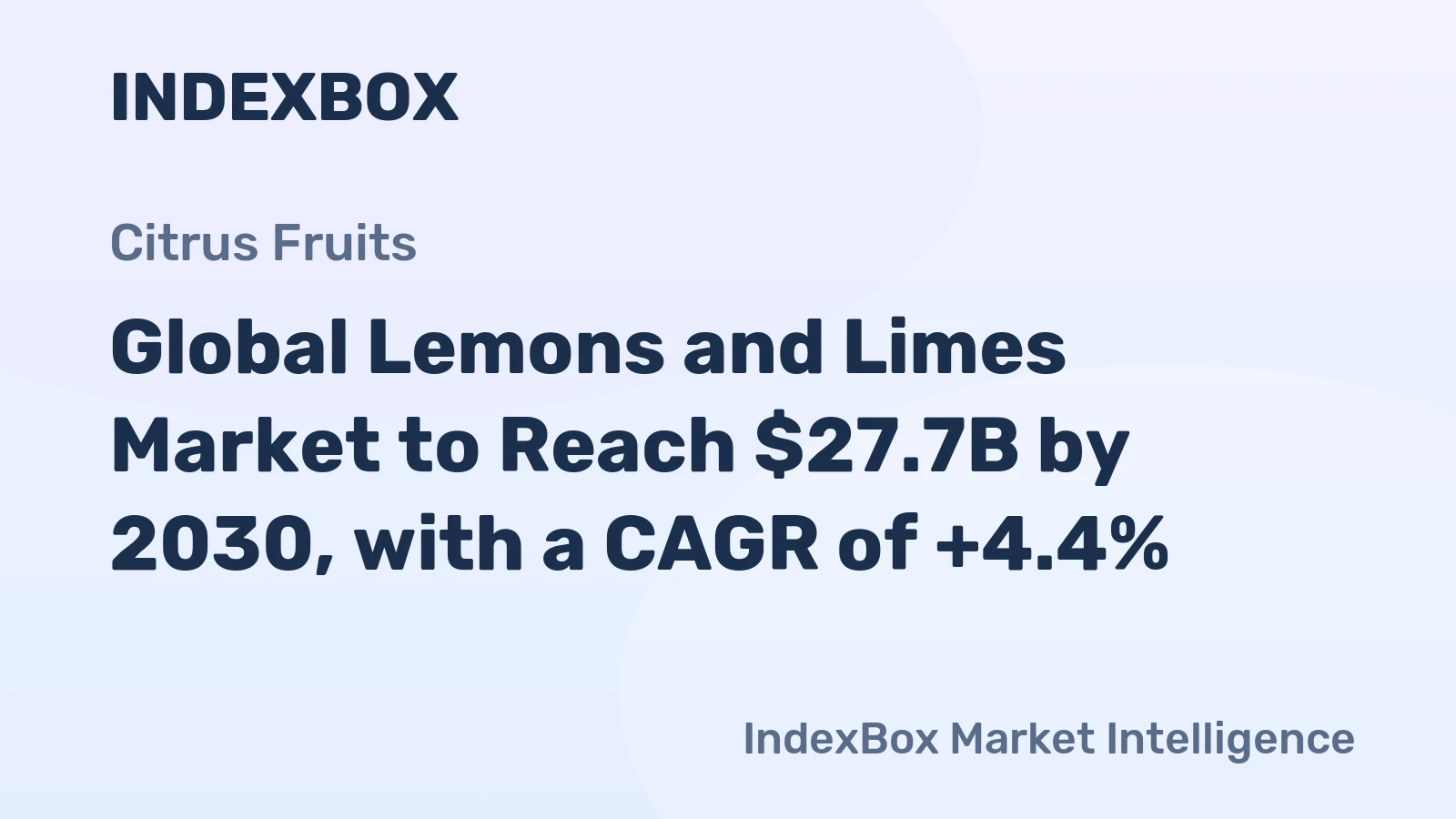 Global Lemons and Limes Market to Reach $27.7B by 2030, with a CAGR of +4.4%