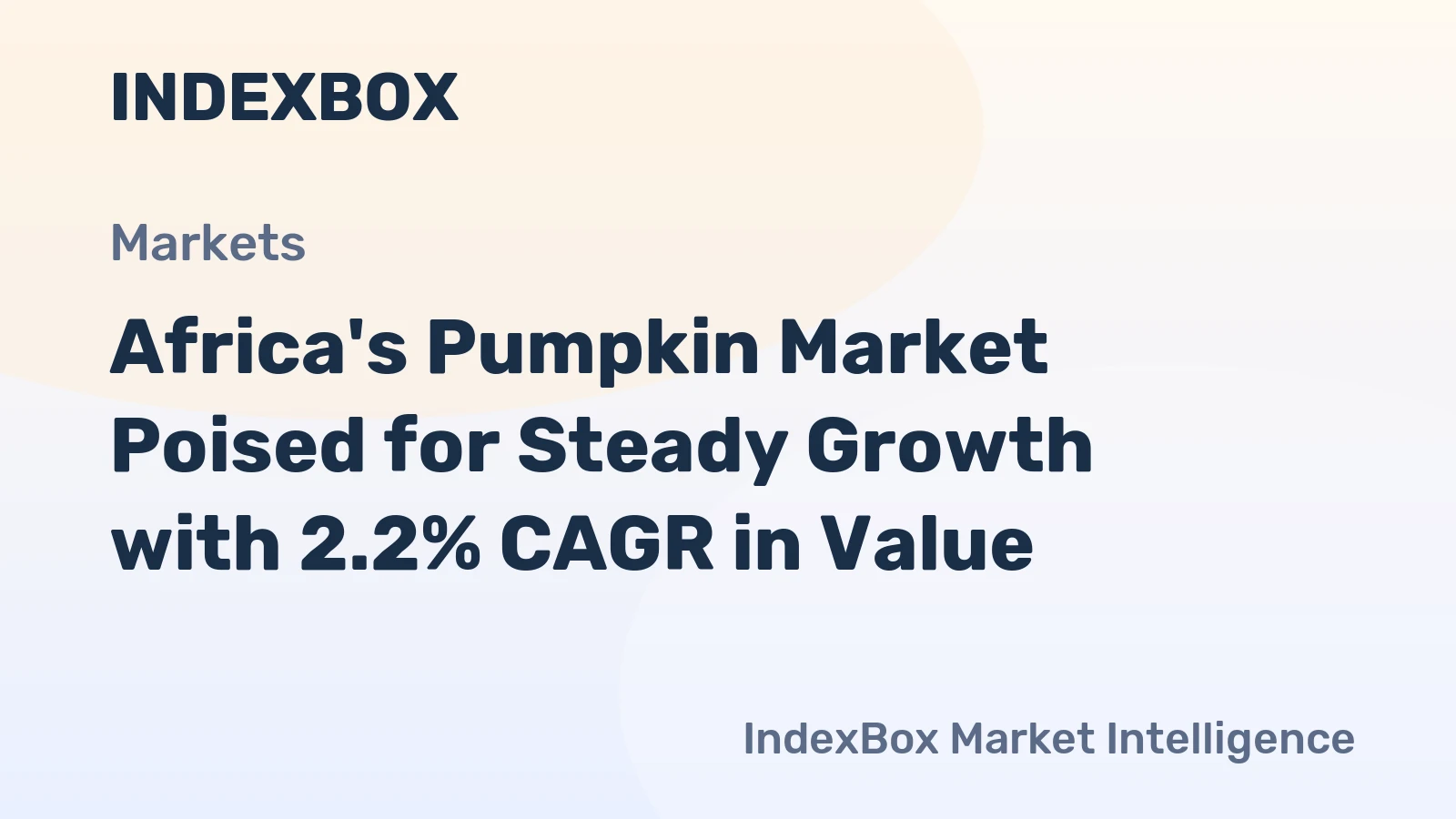 Africa's Pumpkin Market Poised for Steady Growth with 2.2% CAGR in Value