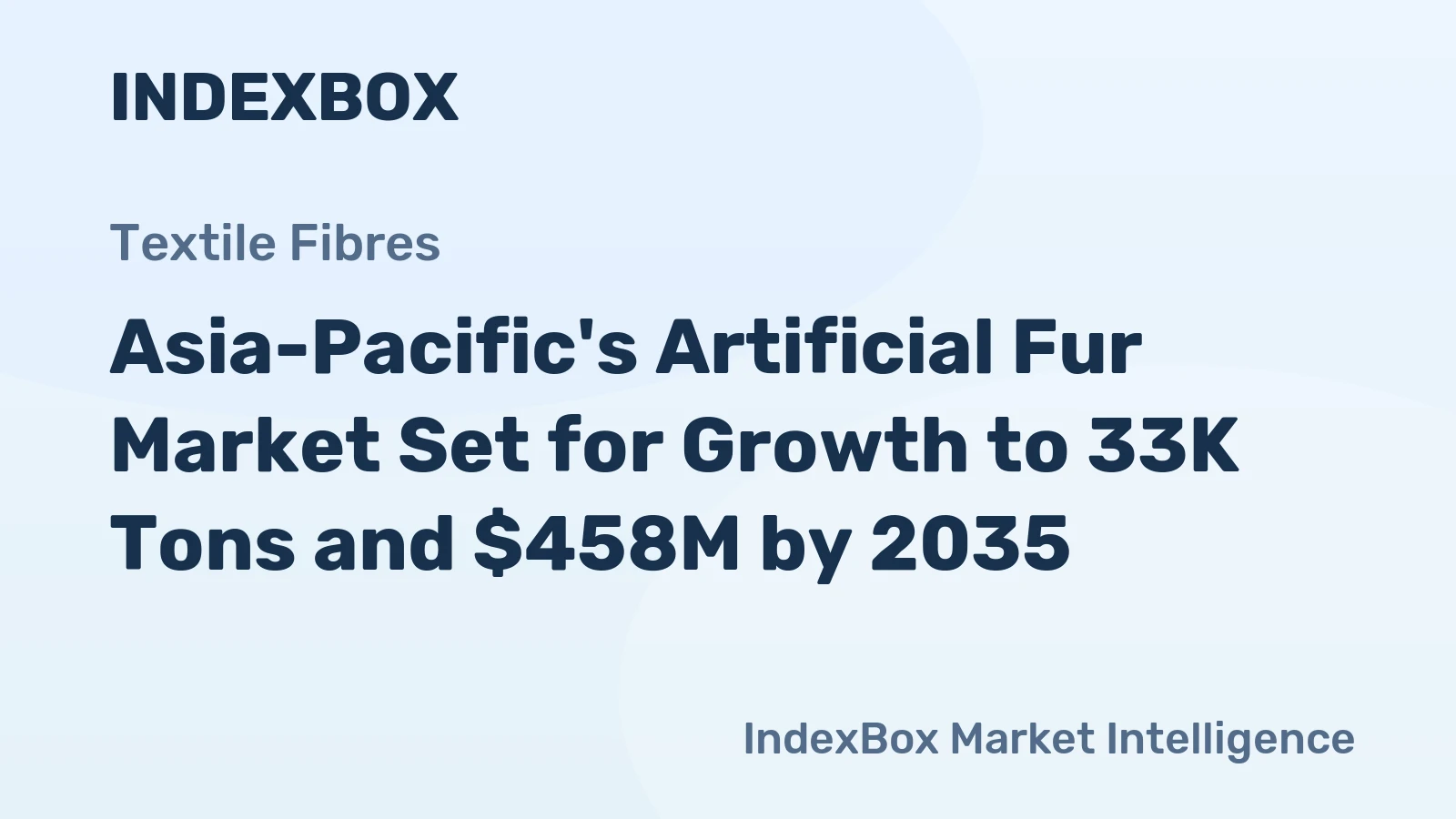 Asia-Pacific's Artificial Fur Market Set for Growth to 33K Tons and $458M by 2035