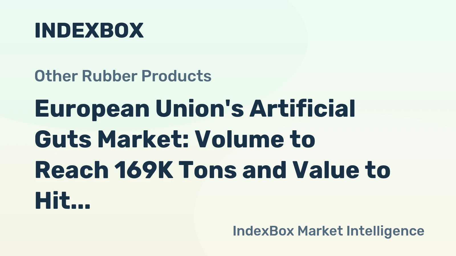 European Union's Artificial Guts Market: Volume to Reach 169K Tons and Value to Hit $2.9B by 2035