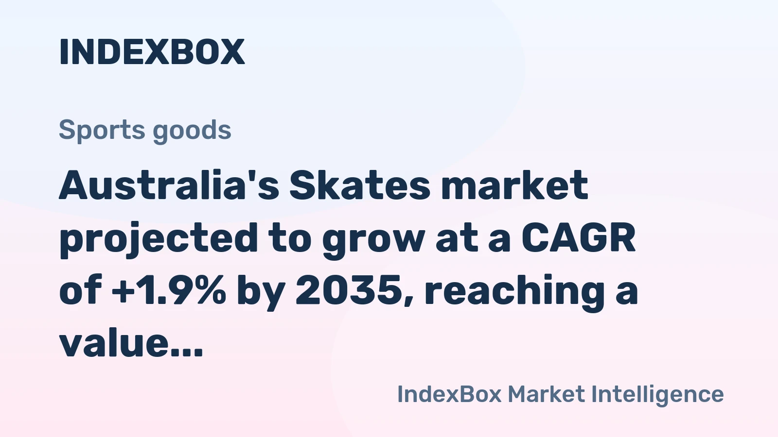 Australia's Skates market projected to grow at a CAGR of +1.9% by 2035, reaching a value of $7.9M