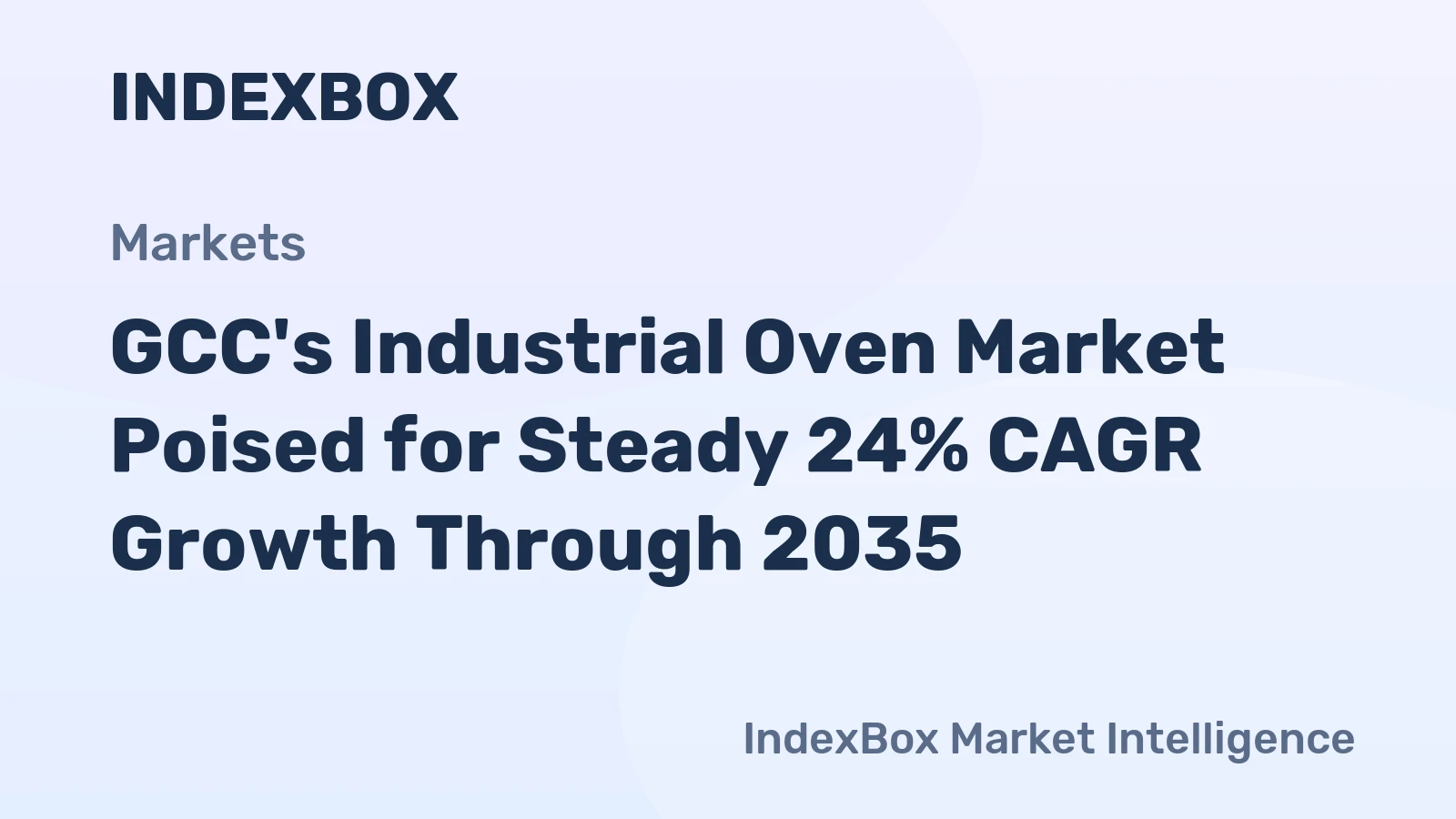 GCC's Industrial Oven Market Poised for Steady 24% CAGR Growth Through 2035