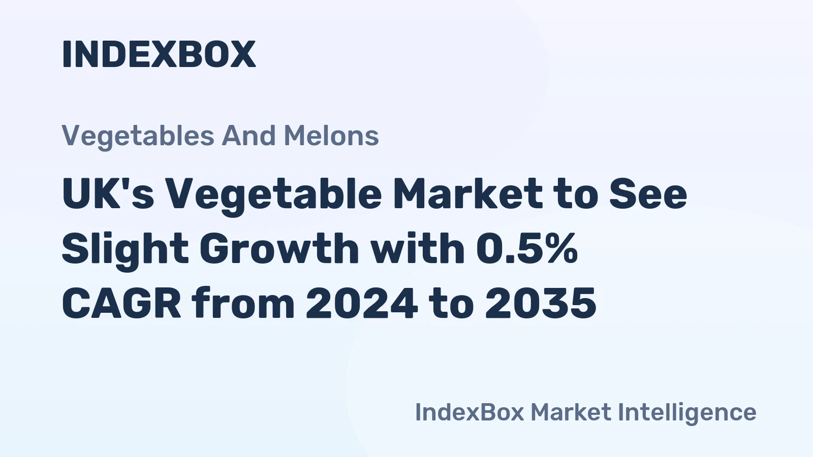 UK's Vegetable Market to See Slight Growth with 0.5% CAGR from 2024 to 2035