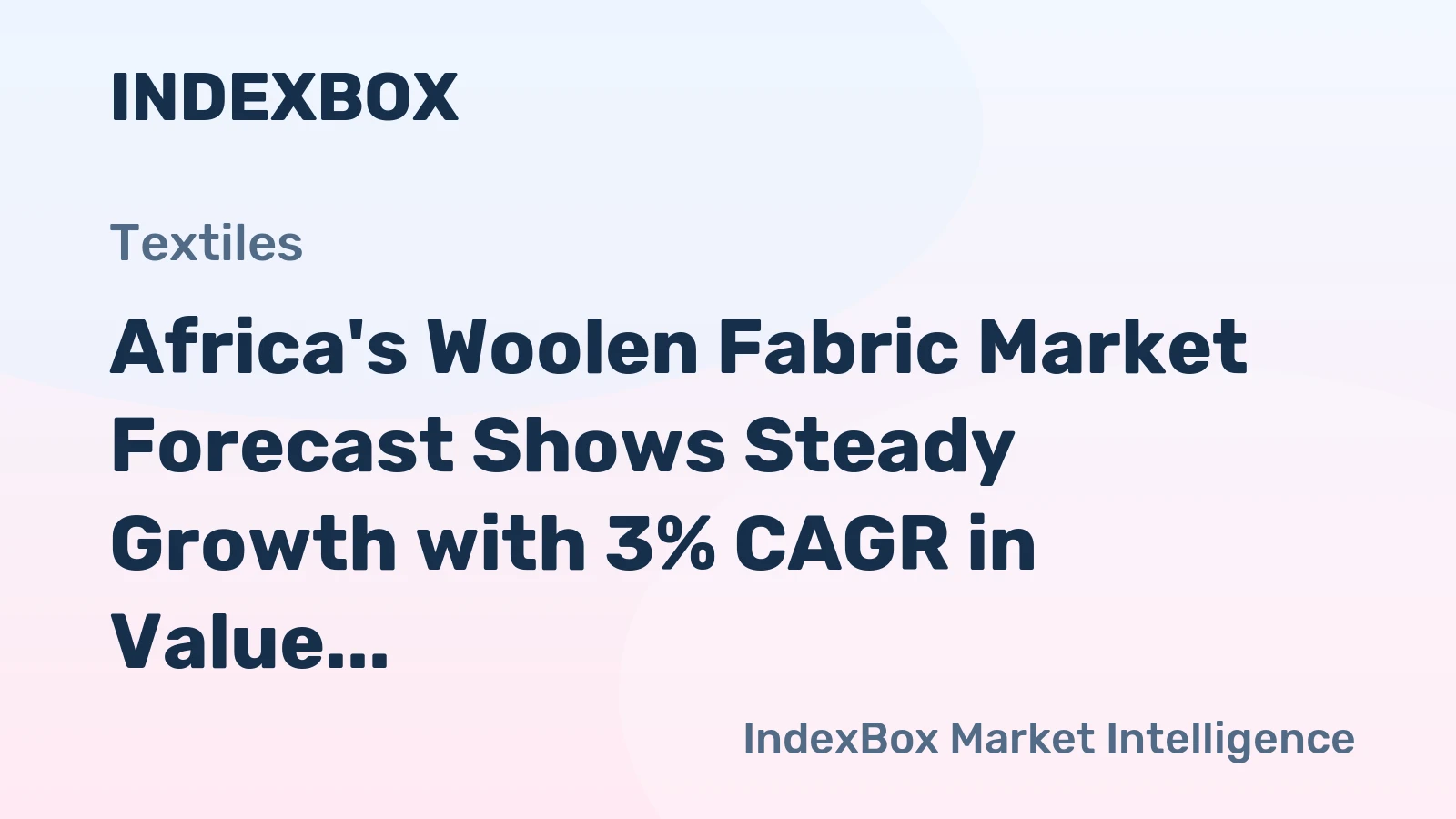 Africa's Woolen Fabric Market Forecast Shows Steady Growth with 3% CAGR in Value Terms