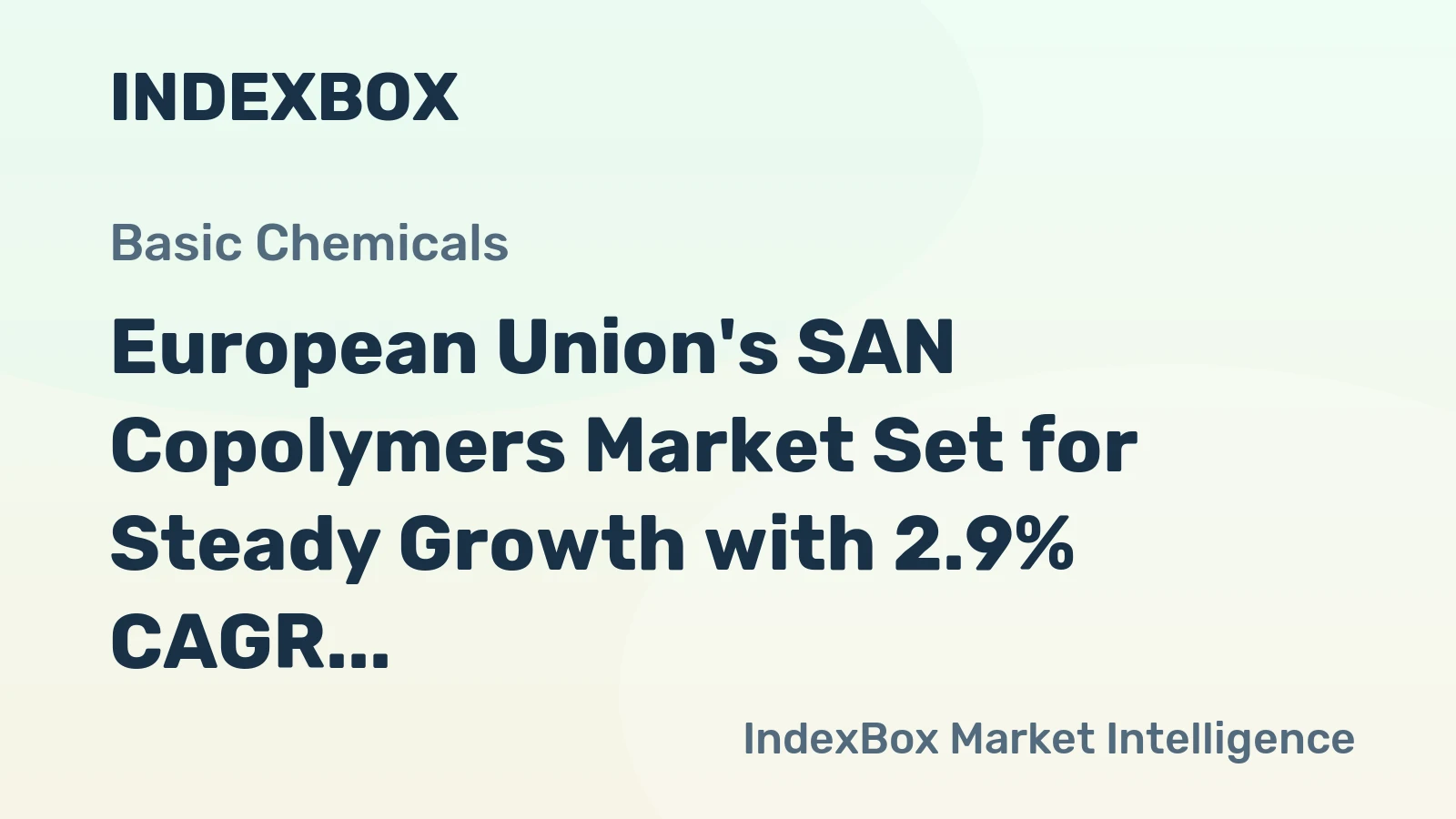 European Union's SAN Copolymers Market Set for Steady Growth with 2.9% CAGR Through 2035