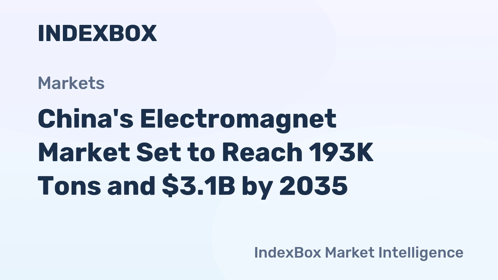 China's Electromagnet Market Set to Reach 193K Tons and $3.1B by 2035