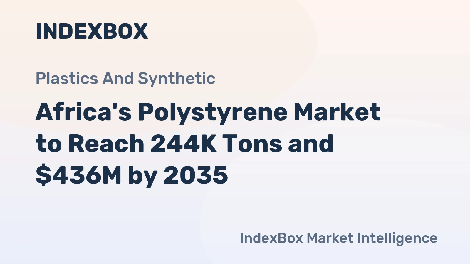 Africa's Polystyrene Market to Reach 244K Tons and $436M by 2035