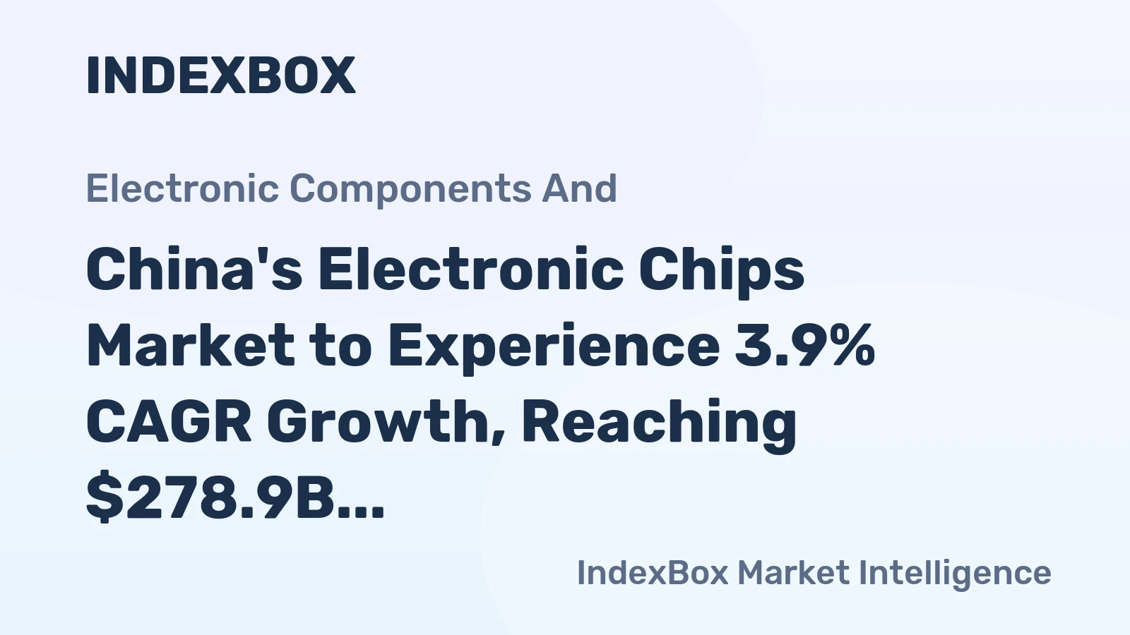 China's Electronic Chips Market to Experience 3.9% CAGR Growth, Reaching $278.9B by 2035