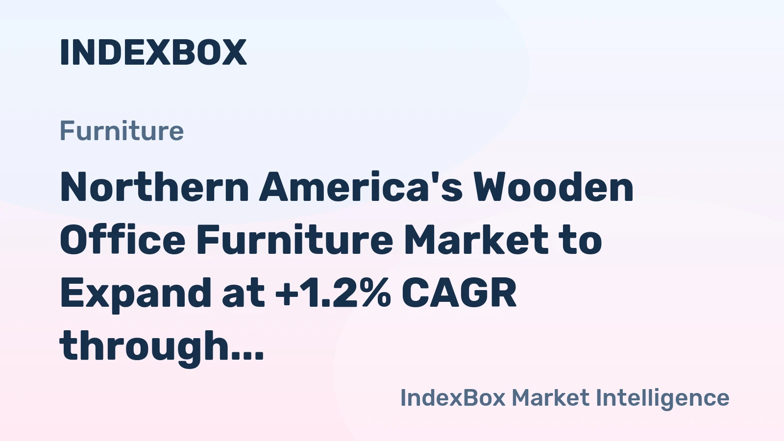 Northern America's Wooden Office Furniture Market to Expand at +1.2% CAGR through 2035