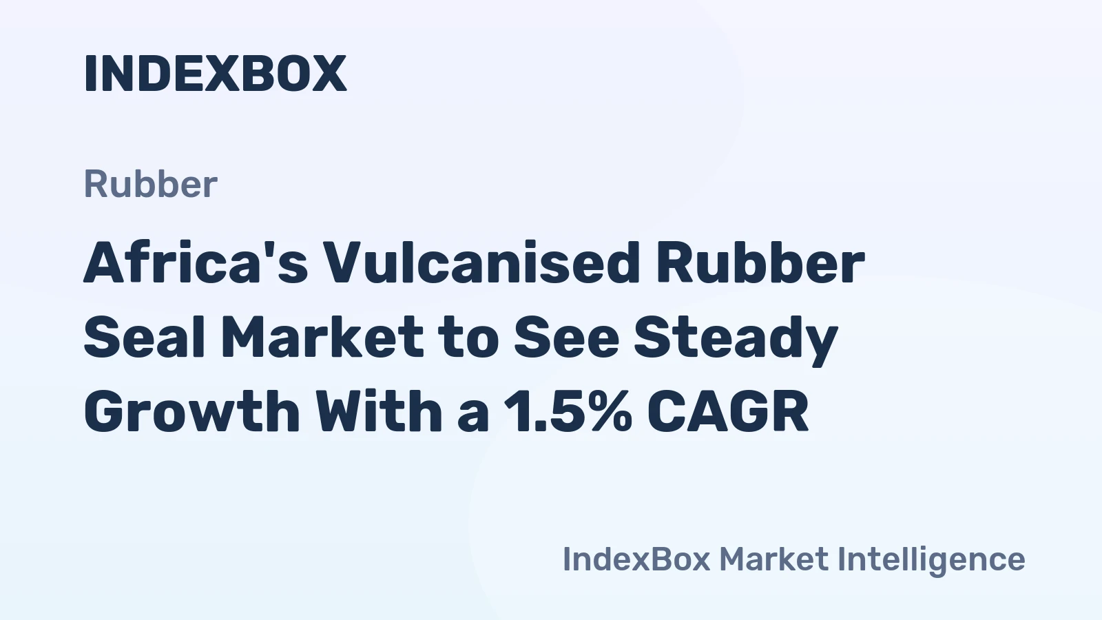 Africa's Vulcanised Rubber Seal Market to See Steady Growth With a 1.5% CAGR