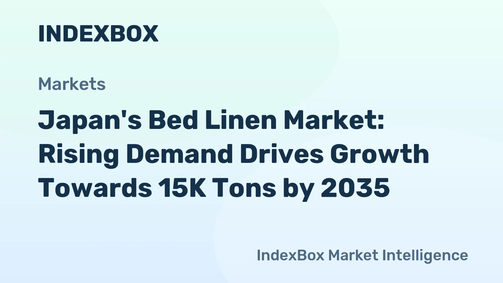 Japan's Bed Linen Market: Rising Demand Drives Growth Towards 15K Tons by 2035