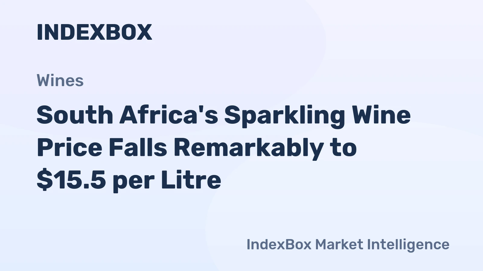 South Africa's Sparkling Wine Price Falls Remarkably to $15.5 per Litre