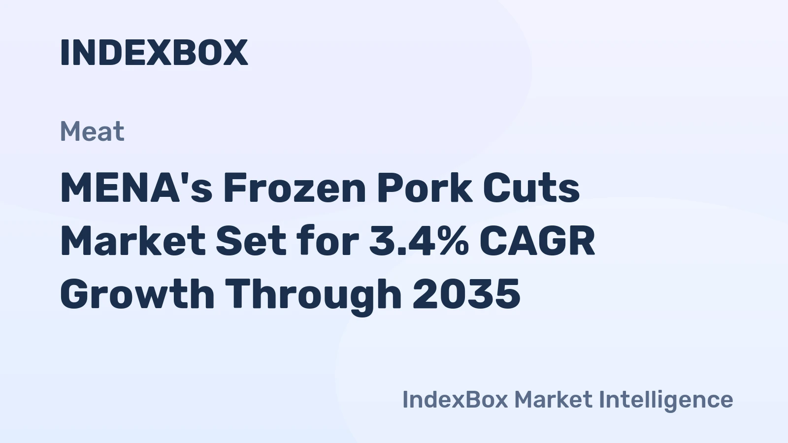 MENA's Frozen Pork Cuts Market Set for 3.4% CAGR Growth Through 2035