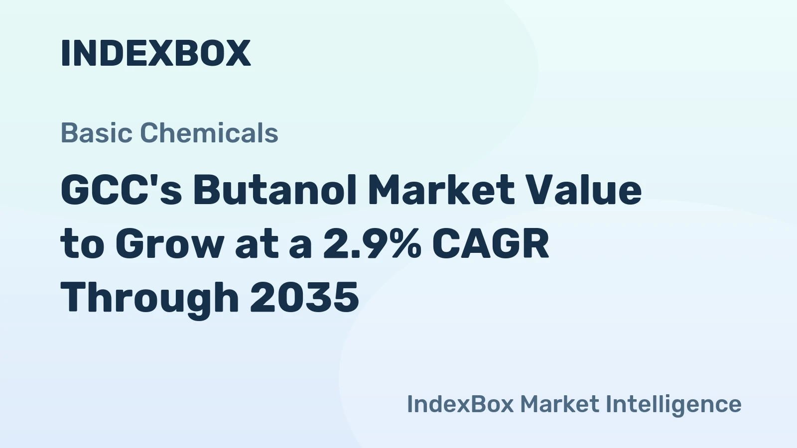GCC's Butanol Market Value to Grow at a 2.9% CAGR Through 2035