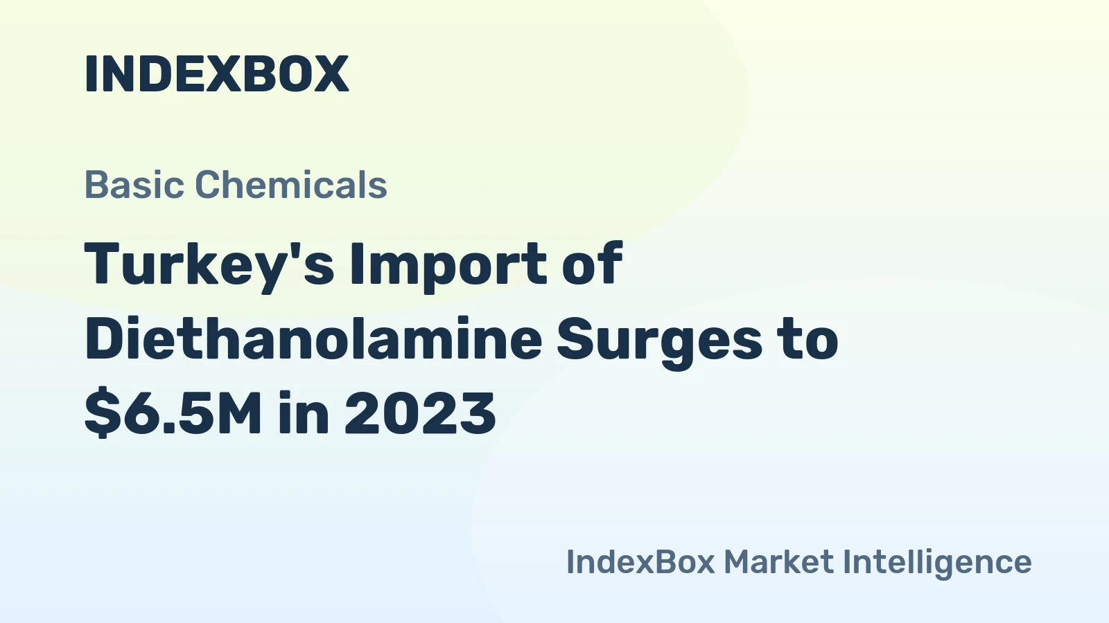 Turkey's Import of Diethanolamine Surges to $6.5M in 2023