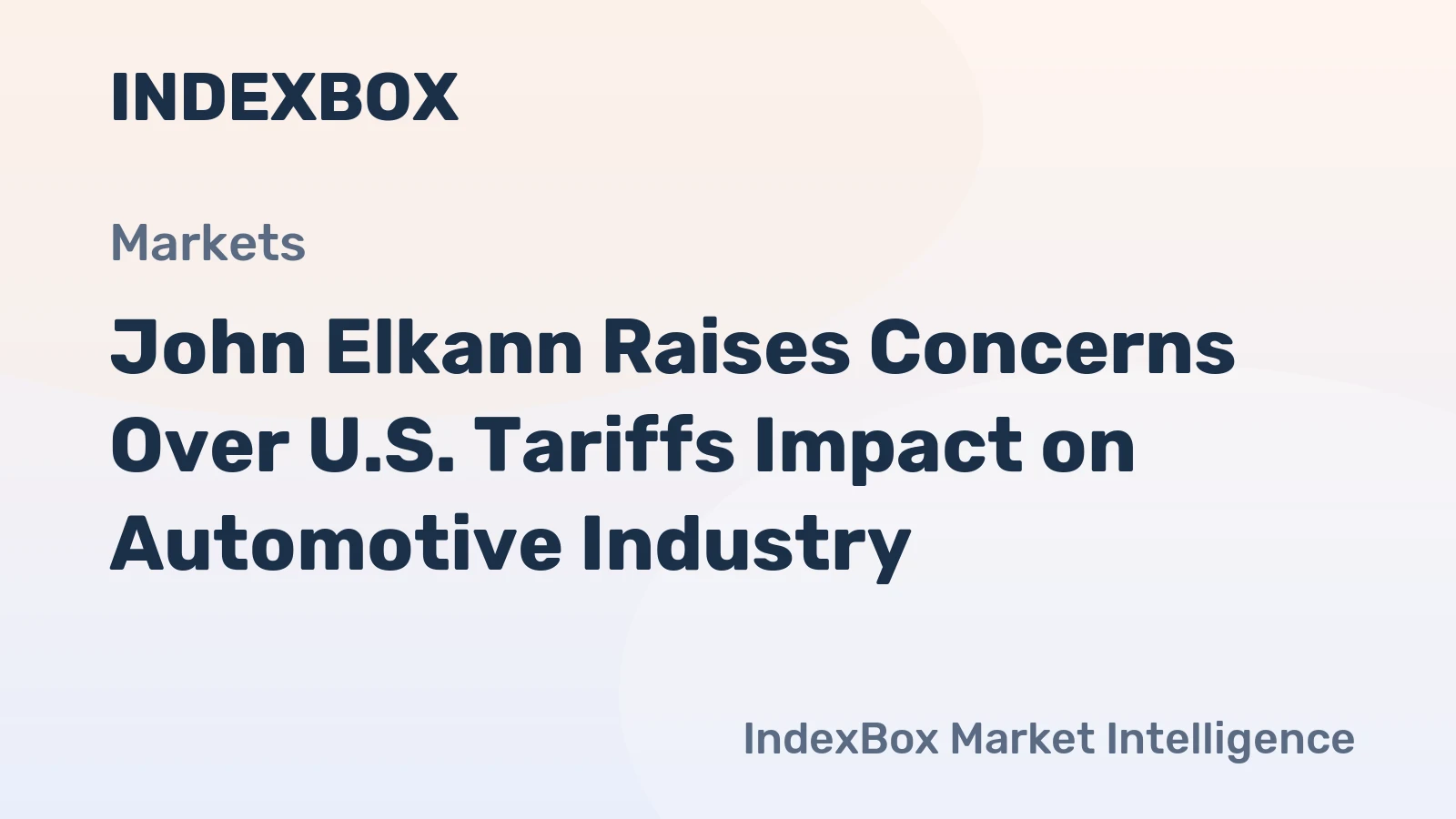 John Elkann Raises Concerns Over U.S. Tariffs Impact on Automotive Industry
