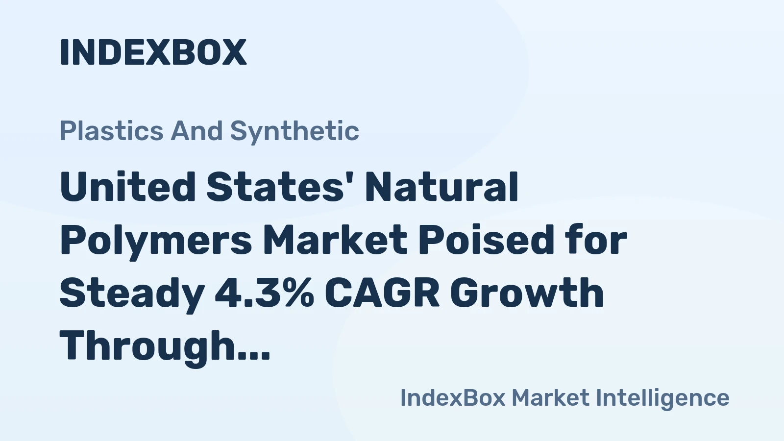 United States' Natural Polymers Market Poised for Steady 4.3% CAGR Growth Through 2035