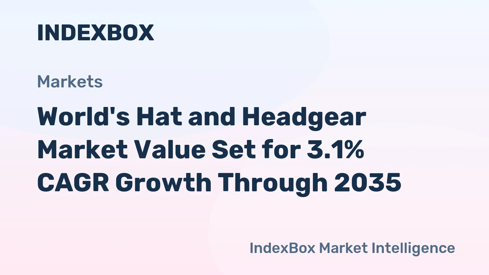 World's Hat and Headgear Market Value Set for 3.1% CAGR Growth Through 2035