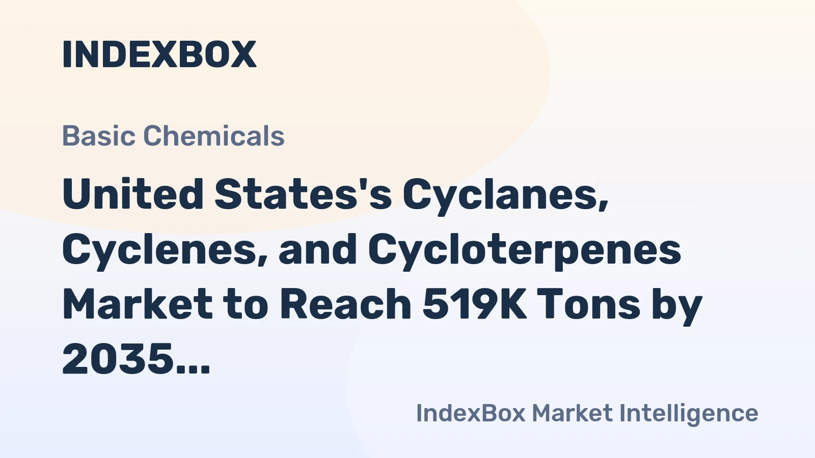 United States's Cyclanes, Cyclenes, and Cycloterpenes Market to Reach 519K Tons by 2035