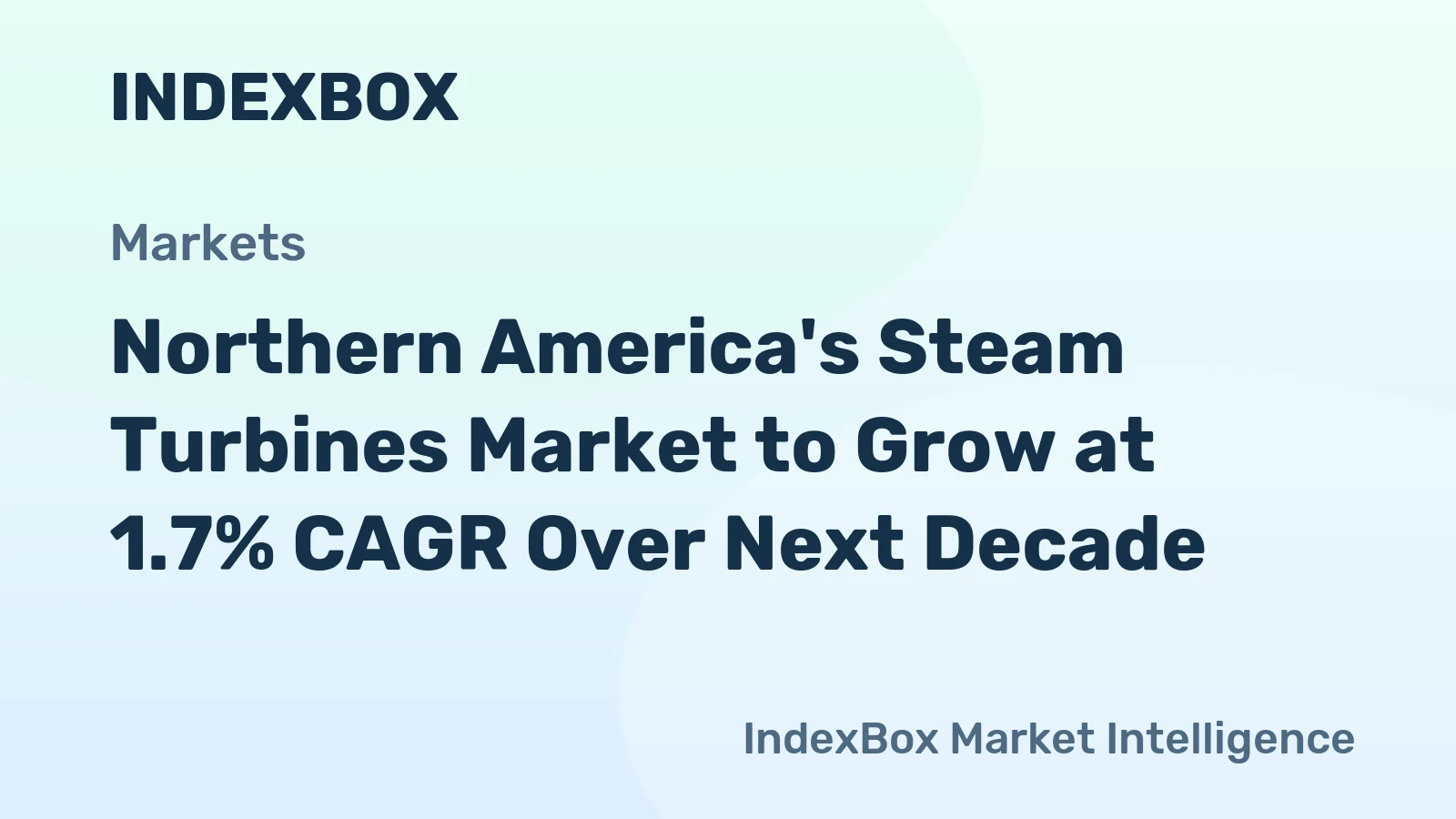Northern America's Steam Turbines Market to Grow at 1.7% CAGR Over Next Decade