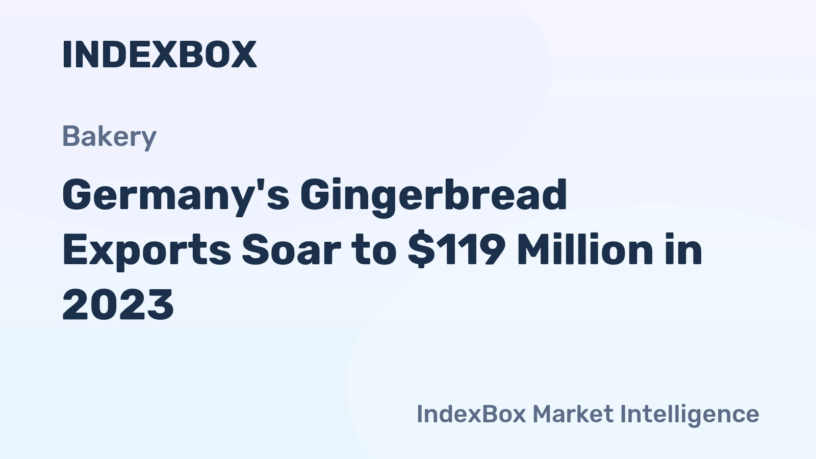 Germany's Gingerbread Exports Soar to $119 Million in 2023